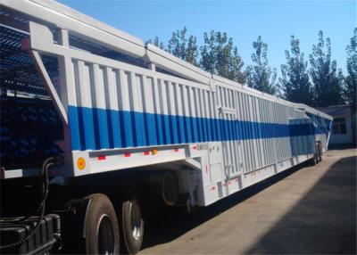 China 50 and 90 car towing auto hauler trailer with rear discharge for sale