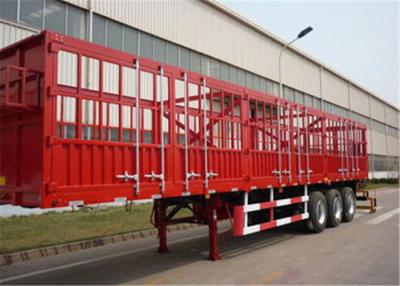 China Liangshan factory supply cheap price 3 axles 50T high fence cargo semi trailer for sale