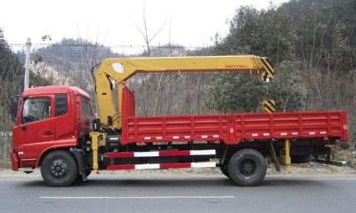 中国 226 HP の赤い色 L2000 の実験室のトラックはクレーン/車によって取付けられたクレーンを取付けました 販売のため