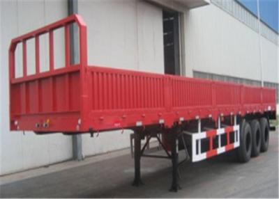 China 40t flat-bed semi trailer with two-axle & abs braking system and new suspension system for sale