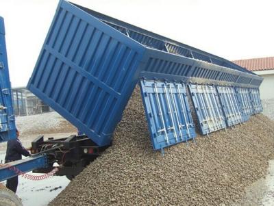 China Side Dump Truck Semi Trailer / 3 axles tipper cheap dump semi trailers on sale for sale