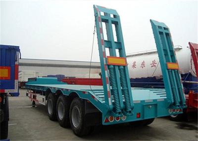 China 3 Axle Low Bed Semi Trailers For Transport Heavy Cargo And Excavator with CCC CE ISO certificate for sale