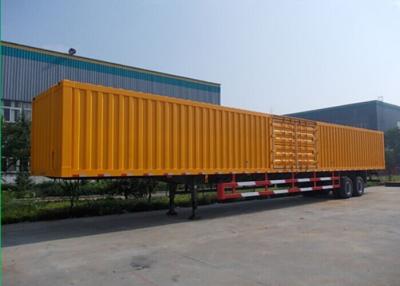 China High strength steel FUWA  13 ton Axle Box Semi Trailer For Cargo Trailer for sale