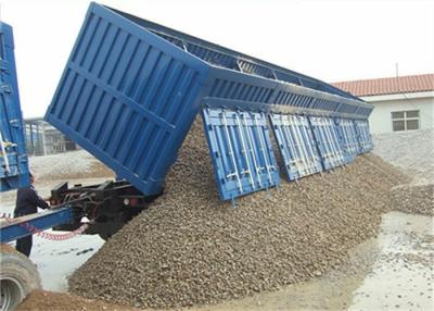 China 3 axles 50-80tons side dump trailers cargo truck trailer for rock coal transport for sale
