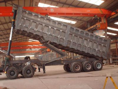 Cina La forma di stangata e nuovissima U gli assi da 50 tonnellate 3 eleva il rimorchio dello scarico/il rimorchio semi del ribaltatore/il rimorchio di capovolgimento per il camion in vendita