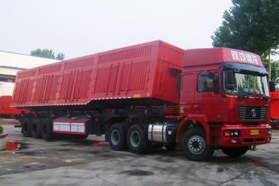 Cina i tri assi parteggiano rimorchio dei semi dello scarico, 50 - rimorchio laterale del ribaltatore 80tons da vendere il rimorchio dell'autocarro con cassone ribaltabile, dei 2 o 3 assi in vendita