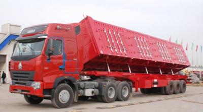 Cina 3 assi 40CBM metà di/rimorchio laterale resistente dei semi dello scarico (scarico automatico della parte posteriore o del lato facoltativo) con 6 cilindri stabiliti in vendita