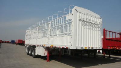 China 40 tons 50 tons 60 ton lowboy trailers for sale with cargo cage for sale