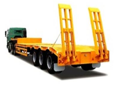 China 28T Jost Kinpin Low Bed Trailers Lowbed Semi Trailer Ce Certificate for sale