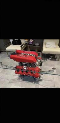 China Ferrari F458 V8 Engine Tea Table Craft 251147  278162  254511 272597  254512  272598 for sale
