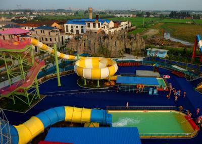 China Safety Funnel Water Slide Commercial Playground Equipment Stainless Steel Structure for sale