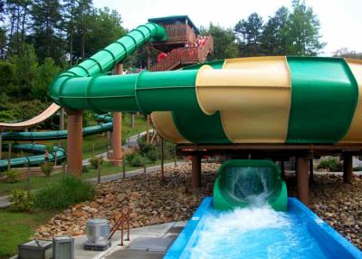 China Hotel Wearproof Bowl Water Slide , Toilet Water Slide Steel Structure for sale