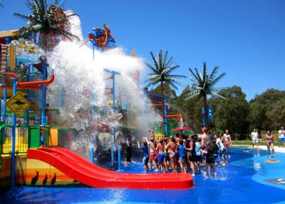 China Large Scale Water Playground Equipment Elegant Design Against Corrosion for sale