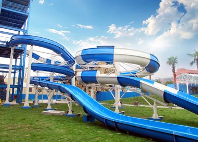 China 400 Riders / H Capacity Boomerang Water Slide 3.2 - 58 M Slide Diameter for sale