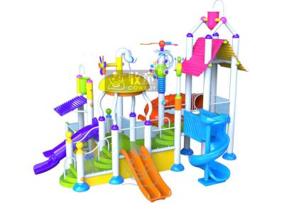 China Hotels Aquapark Splash Pad Water Spray Zone Equipment With Smooth Joints for sale