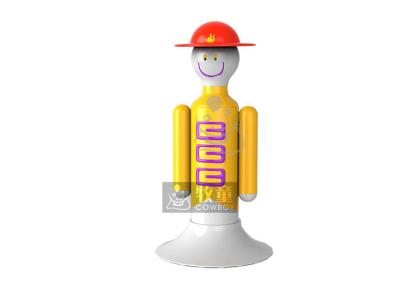 China Kids Water Play Equipment Snowman Water Toy For Lake Banzai Water Slide Splash Park for sale