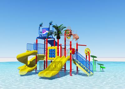 China Small Outdoor Water Park Kids Water Playground Swimming Pool Water Play Game for sale