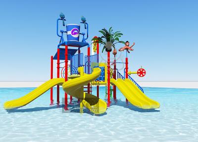 China Commercial Large Outdoor Water Park Slide Playground Equipment For Holiday Villa for sale