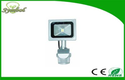 China aluminum Outdoor Sensor Led Floodlight 10000lm Cool White 10W IP 44 ra80 LED for sale