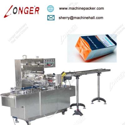 China High Speed Small Perfume Box Cellophane Wrapping Machine Price for sale