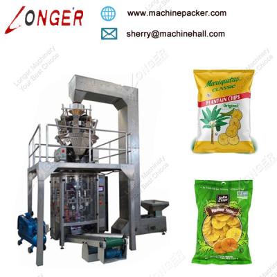 China Ten Head Weigher Plantain Chips Packaging Machine, Banana Chips Packaging Machine for sale
