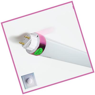China 2F 4F 5F Fluorescent Tube Lights with Transparant Frosted / Stripe Cover for sale