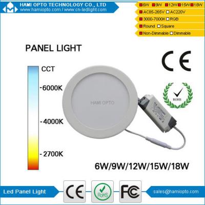 Cina 9Watt lo schermo piatto rotondo di alluminio del soffitto LED si accende per alta luminosità domestica AC85-265V in vendita