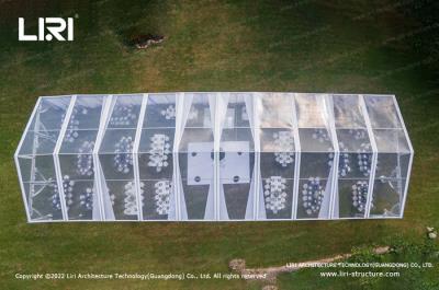 China 10x30m Transparent Wedding tent for 300 people With Aluminum Alloy Structure for sale