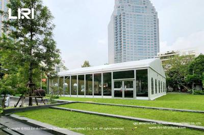 China Temporary Structure 15x15m Wedding Tent With White Lining For 250 People for sale