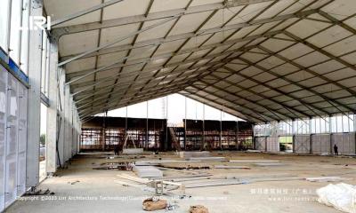 China 45x65m Huge Tent With 8m Side Height Adopts 400x120x6/7mm Aluminum Profile. for sale