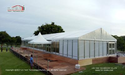 China Golf Sports Event Tent With Aluminum Alloy Structure And White PVC Cover for sale