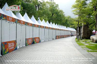 China High Peak Roof Line 5x5m Pagoda Tent With For Temporary Exhibition Event for sale