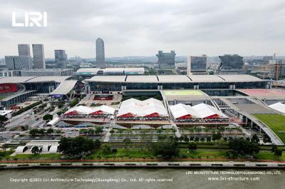 China Canton Fair 40m Clear Span Aluminum Exhibition Hall Tent Nearly 50,000sqm for sale