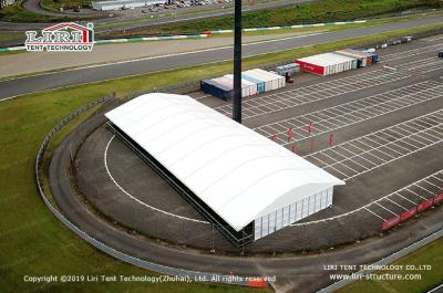 China 15x50m White Large Outdoor Event Arch Tent Structure With Interior Lining for sale