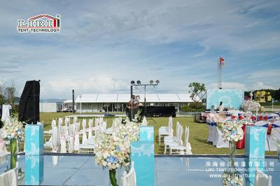 China White High Quality Arcum Wedding Event Tent With Glass Walls And Linings for sale