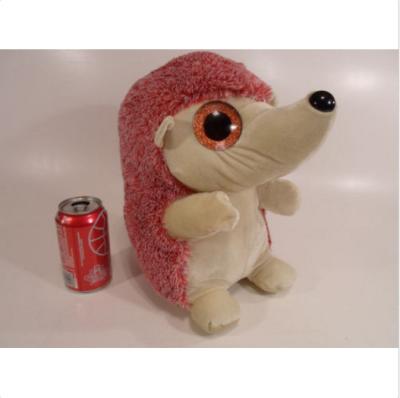 China IDEAL TOYS DIRECT PLUSH PORCUPINE 12‘’ STUFFED ANIMAL RED BIG GLITTER EYES for sale