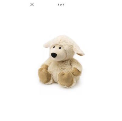 China White Sheep Warmies Heatable Soft Toys , Cozy Microwavable Plush Animals for sale