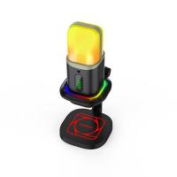China Studio Grade USB Condenser Microphone LED Lights for PC / Mac for sale