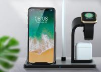 China UCABLE 5W Multi Function 3 In 1 QI Wireless Charger for sale