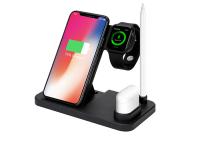 China Multifunction 2W ABS 139mm 4 In 1 Wireless Charging for sale