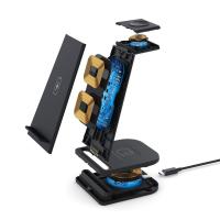 China US QI Enabled Detachable Compatible Wireless Charger for sale