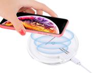 China Micro Port 5W QI Wireless Charging Pad for sale