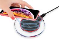 China 5W Crystal Wireless Charging Pad for sale