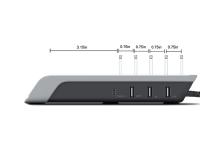 China Dock ABS 4 In 1 Type C QI Wireless Charging Station for sale