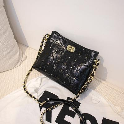 Cina le borse a catena 6cm della cinghia di 19cm fustigano Diamond Shoulder Bag in vendita