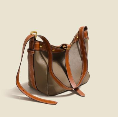 Cina Spalla Tote Bag della borsa a tracolla 27cm delle donne della pelle bovina di strato superiore grande in vendita