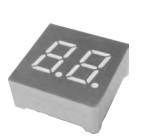 China Dual digits 0.3 inch 7-segment diplay for sale
