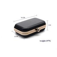 China Nice Bead Lock Rectangle Shape Box Clutch Frame 197g Wholesale for sale