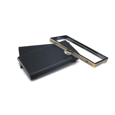 China Ring Clasp Rectangle Clutch Frame de encantamento com laços da corrente à venda