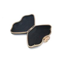 China Gold Lip Shape Bag Frame 210x115mm Metal Clutch Clasp for Evening Bag DIY for sale